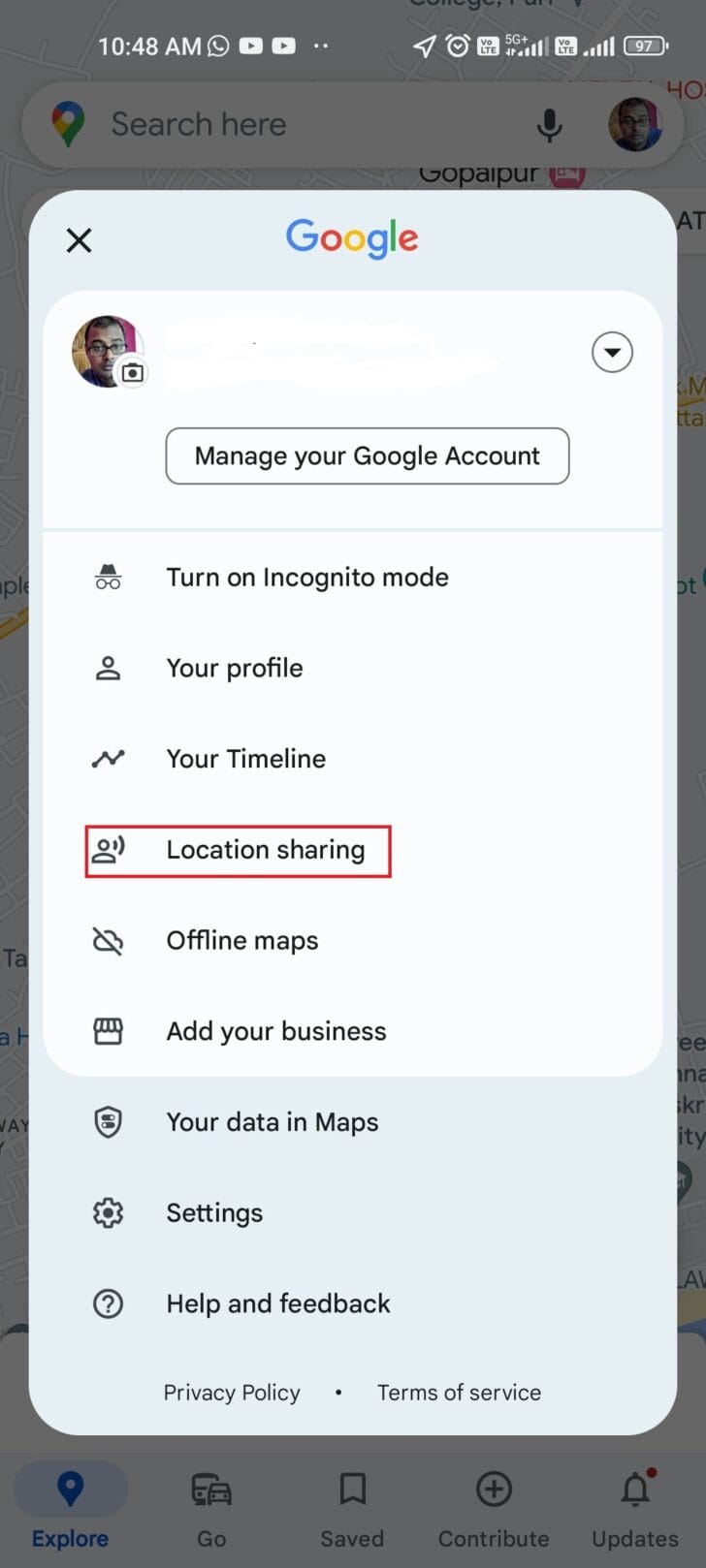 How to share your Google Maps Location on Android and iOS - TeamGeeky