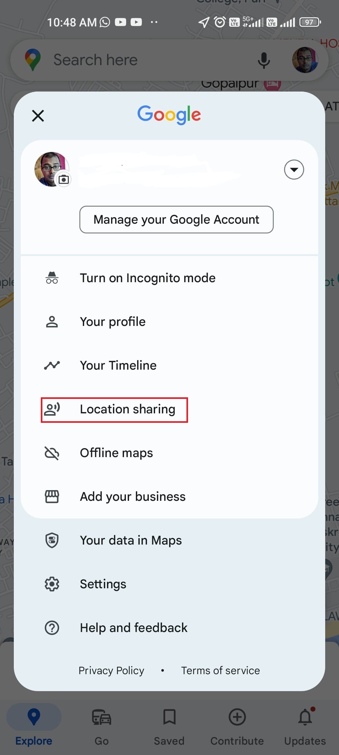 How to share your Google Maps Location on Android and iOS - TeamGeeky
