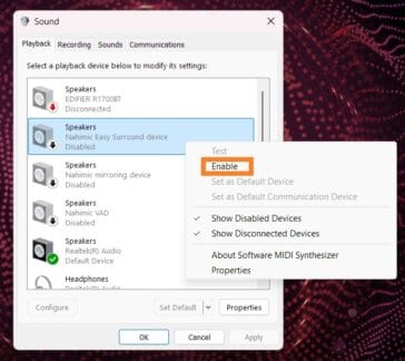 How to Fix Headphones Not Showing up in Windows 11 - TeamGeeky
